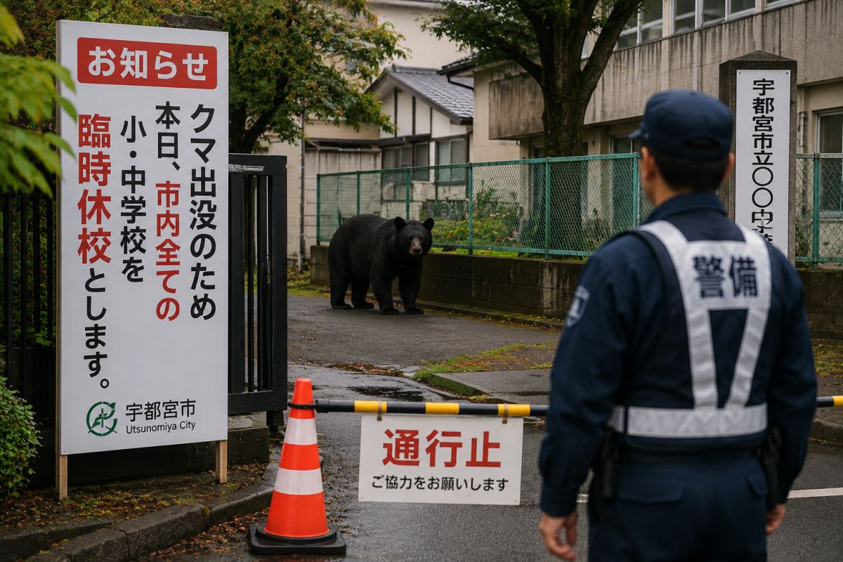 All Schools Closed in Japanese City Due to Bear | BB.LV