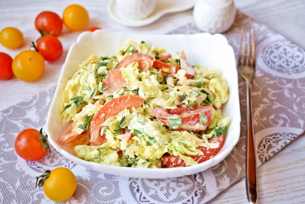 No Cooking Required: A Peking Cabbage Salad That Will Become Your ...